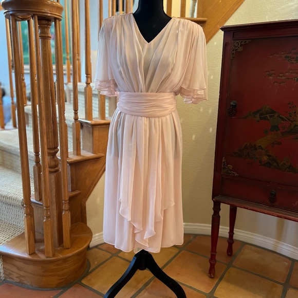 Miss Elliette | Dresses | Vintage Miss Elliette Size 6 Pink Peach ...